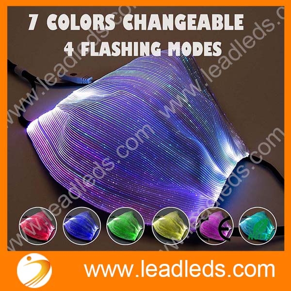 Leadleds Fashion Led Flash Mask Rechargeable 7 Colors Changeable 4 ... Leadleds Fashion Led Flash Mask Rechargeable 7 Colors Changeable 4 ...
