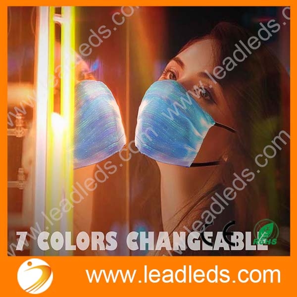 Leadleds Fashion Led Flash Mask Rechargeable 7 Colors Changeable 4 ...